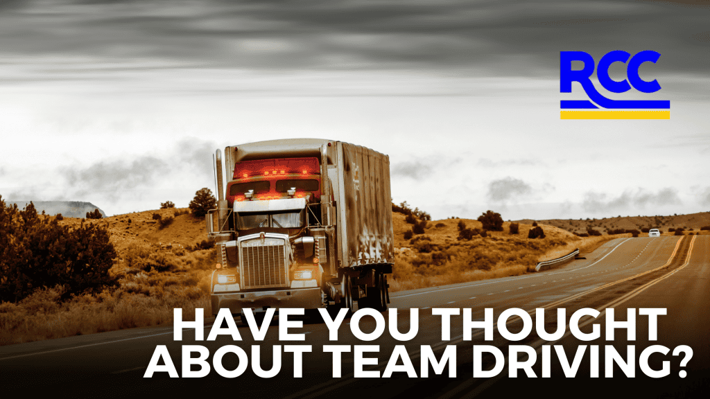 Have you thought about team driving?